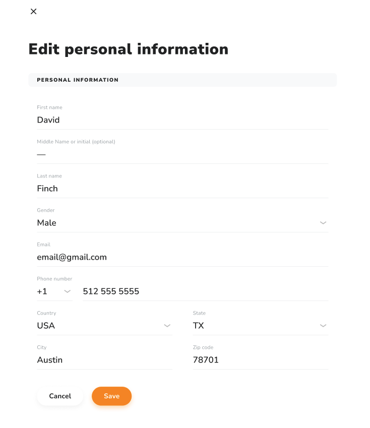 How do I update my personal information? – AppClose