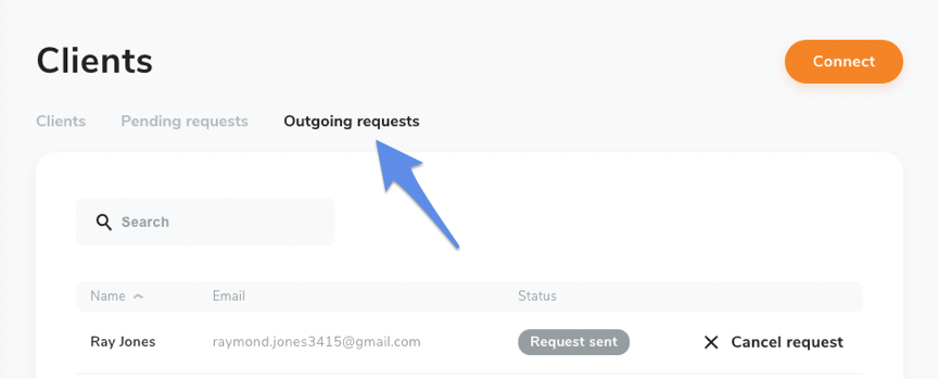 How do I cancel an outgoing request to connect? – AppClose