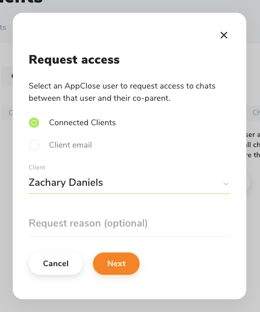How do I request access to monitor client chat communication? – AppClose