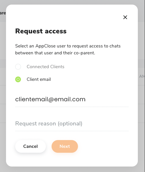 How do I request access to monitor client chat communication? – AppClose