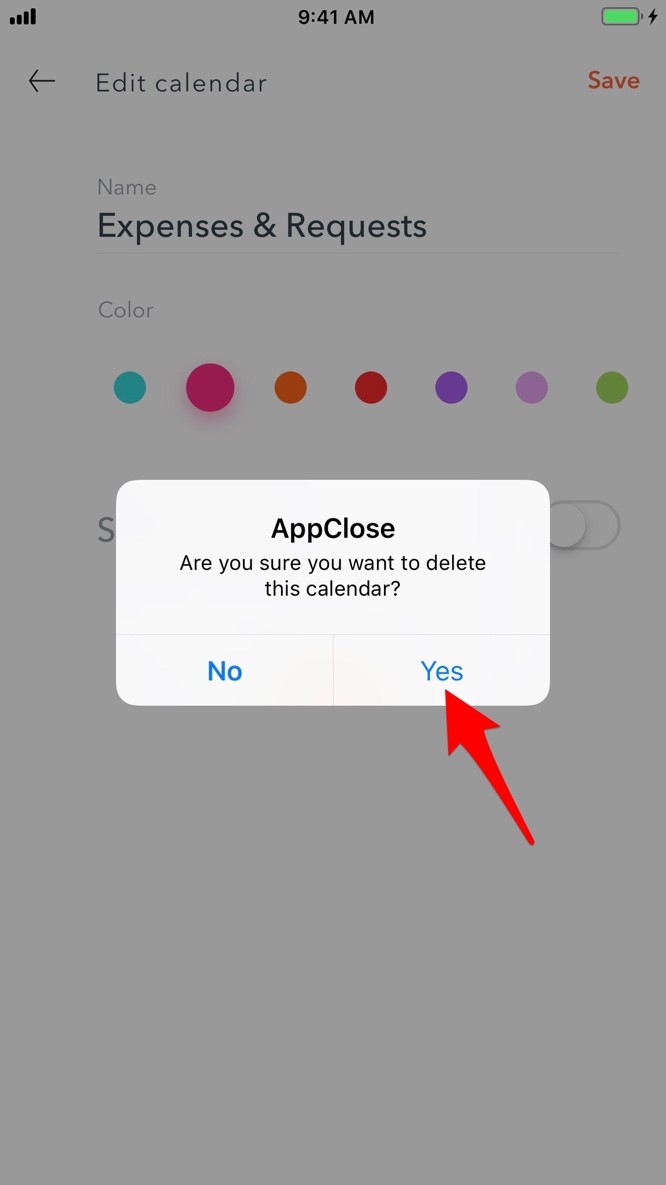 How do I delete a calendar? – AppClose
