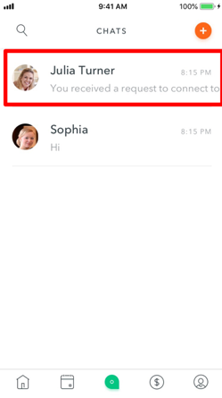 If I am a professional, how do I connect to a client or co-parent ...